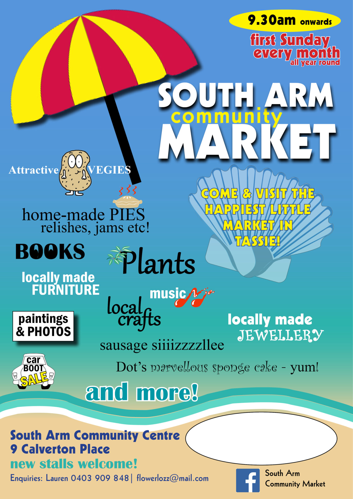 South Arm Community Market – South Arm Peninsula Tasmania